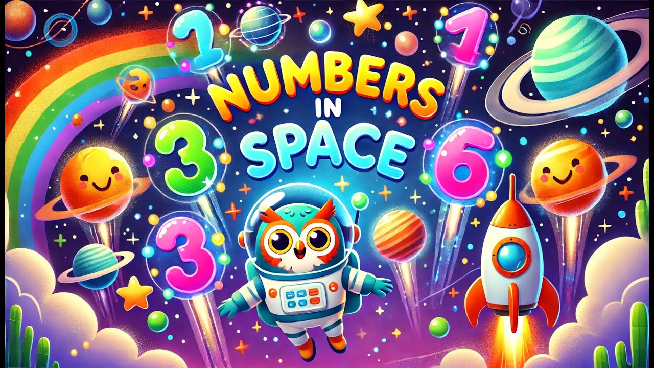 Numbers in Space | Space Adventure | Fun For Kids | #nurseryrhymes ...