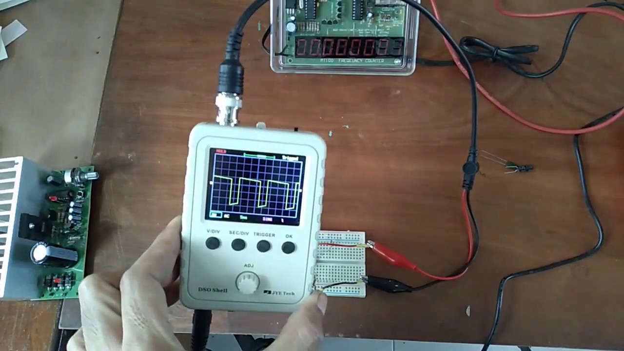 Testing pulse generator using op amp - YouTube