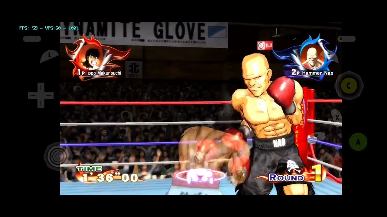 hammer nao vs ippo (story mode) Dolphin Emulator offline. ️ - YouTube