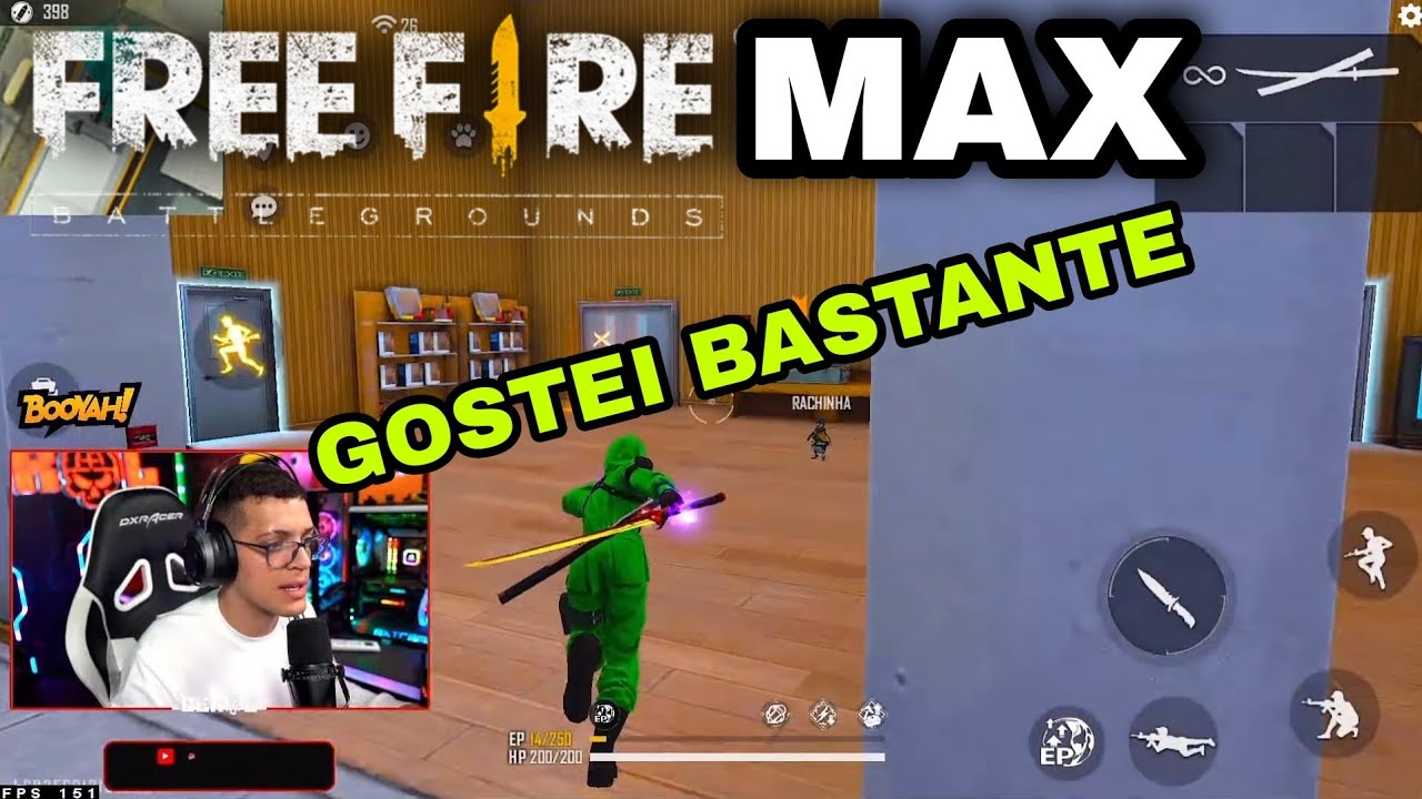CEROL TESTANDO O NOVO FREE FIRE MAX - YouTube