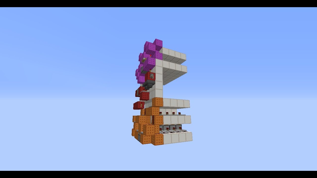 minecraft tiny 4 high expandable wall [273blocks] - YouTube