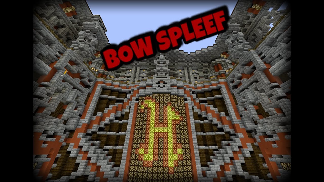 BOW SPLEEF. SO MUCH TNT - YouTube