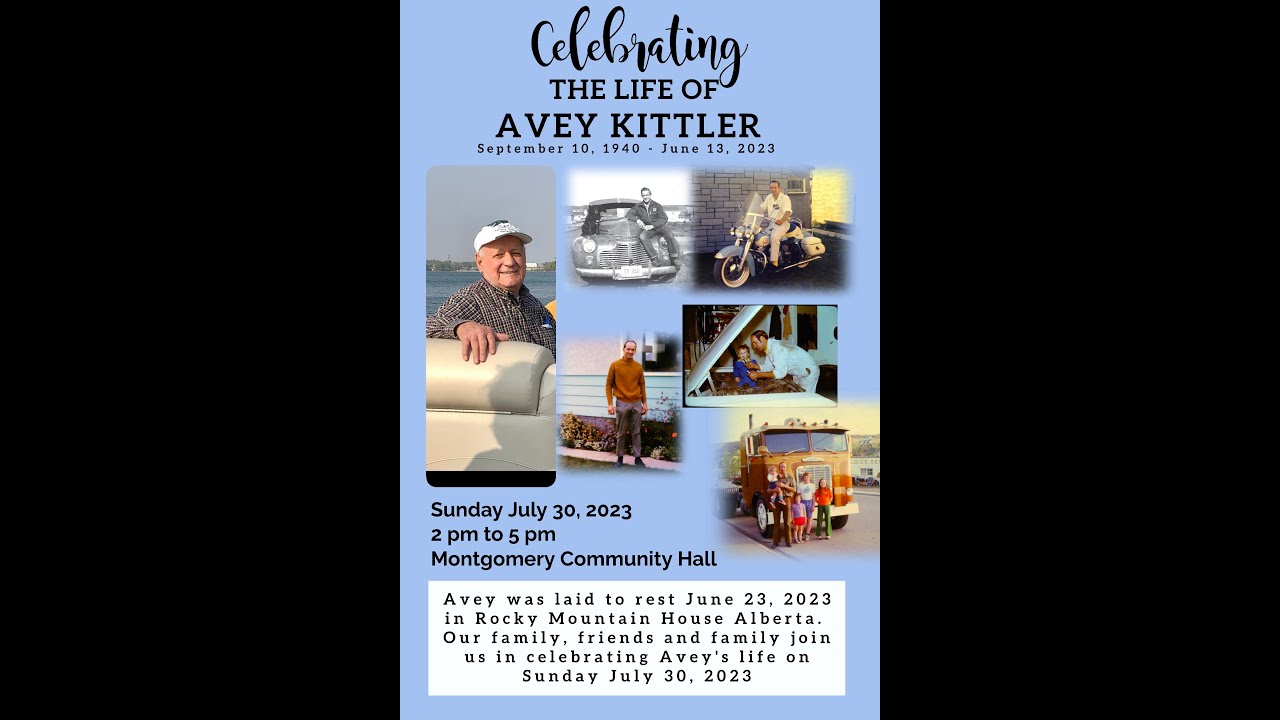 Avey Kittler 1940 - 2023 Celebration of Life Slideshow. - YouTube