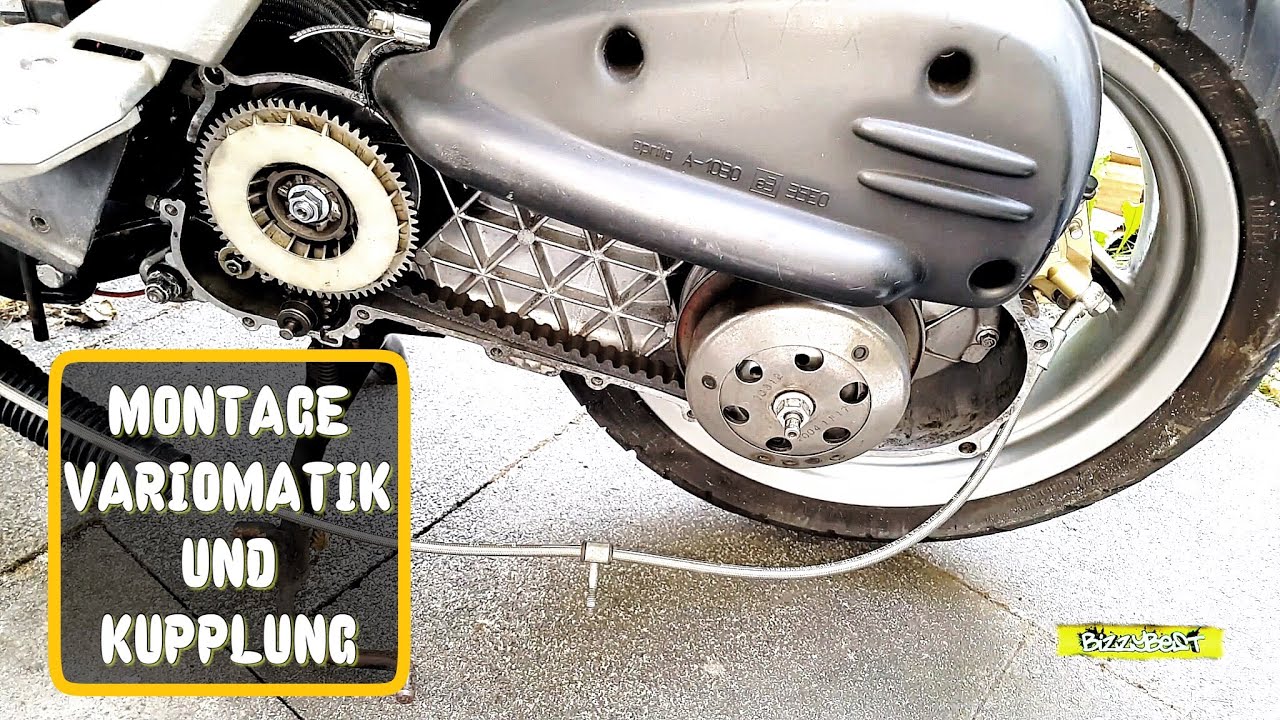 🔴 VARIOMATIK und KUPPLUNG einbauen👌 - YouTube