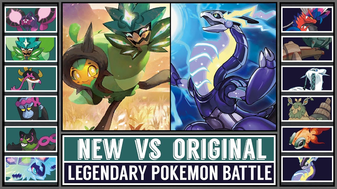 Legendary Pokémon Battle: NEW LEGENDS vs ORIGINAL LEGENDS [Paldea ...