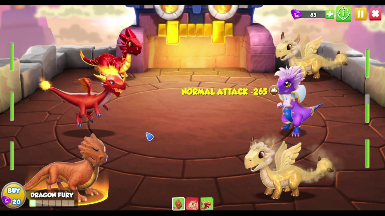 gameplay of Dragon Mania Legends episode4 the water dragon is born time ...