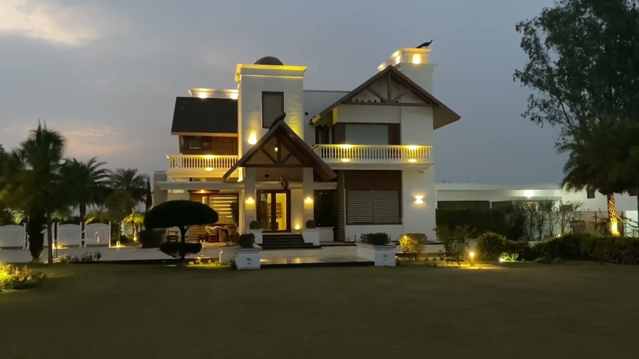 Peaceful evening at farm house / sidhu farm house (Punjab) #farmhouse # ...