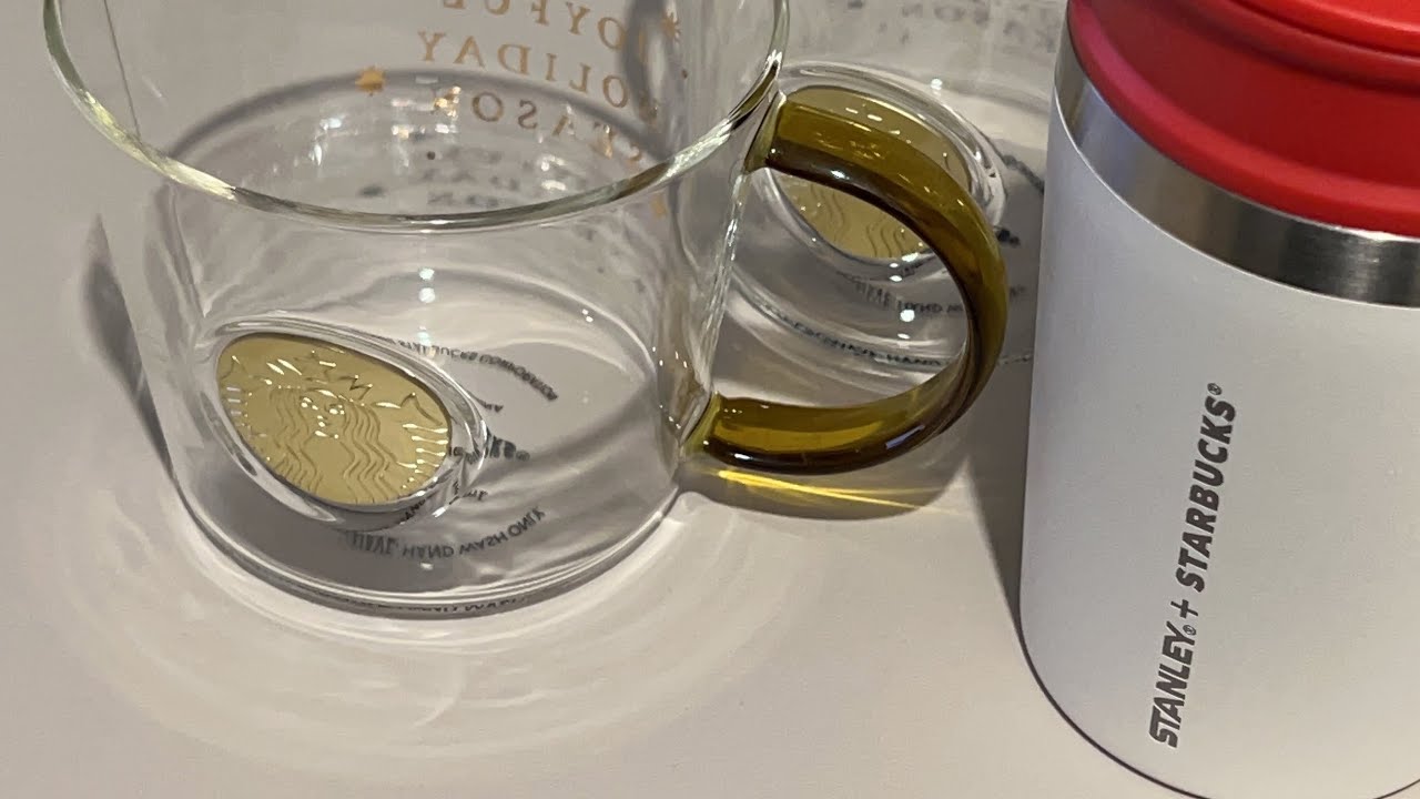 소소하게 산 22 스타벅스 신상 크리스마스 md 🎄 ️,22 크리스마스 뱃지 글라스 컵 355ml, 22 SS 크리스마스 보던 레드 보온병 236ml,텀블러,스텐리,겨울 ...