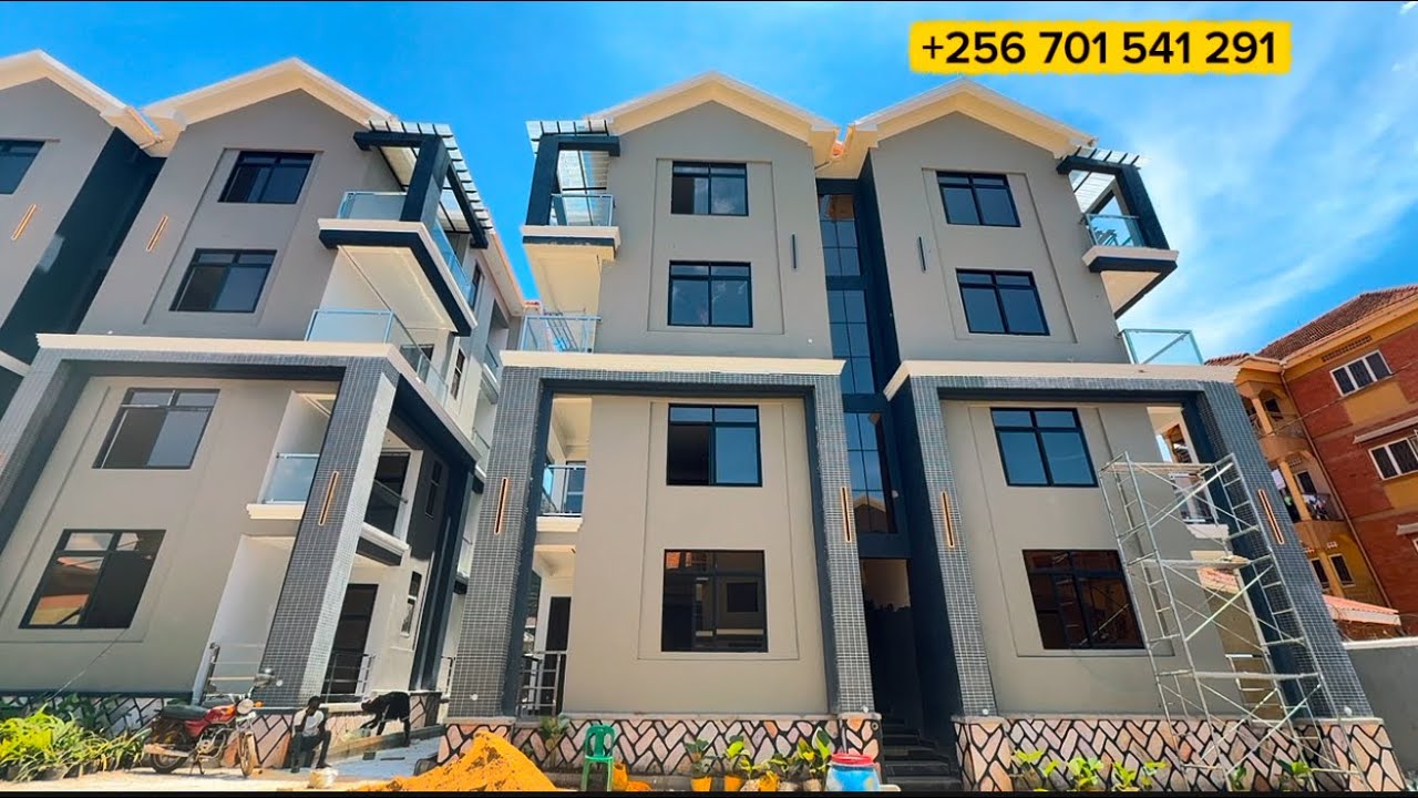 TOURING AN APARTMENT BLOCK FOR SALE IN UGANDA - YouTube