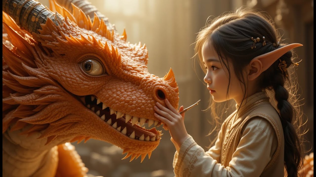 "Wounded and Frightened, the Alien Dragon Had a Thorn in Its Mouth ...