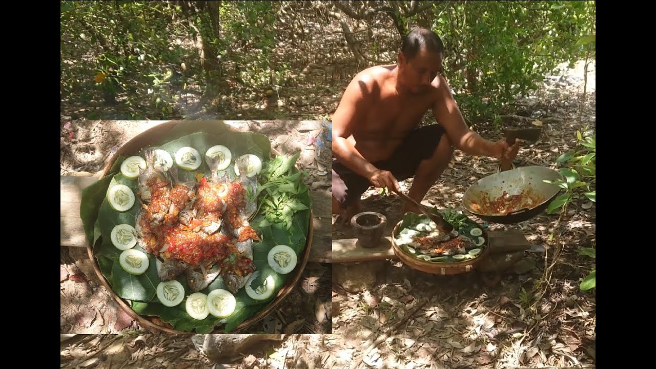 Fishing Vermiculated Spinefoot Fish, Frying with Awesome Recipes ...
