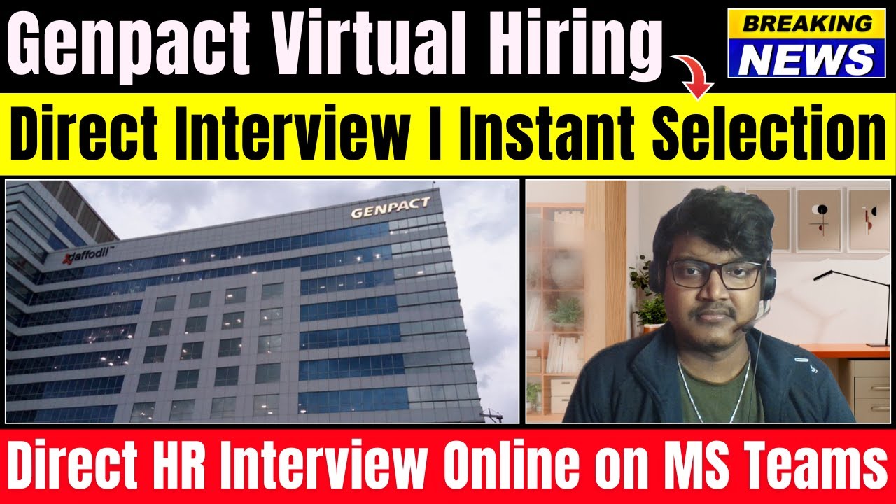 🔥Genpact Mega Virtual Walk-in Drive | Direct Attend Interview | OFF ...