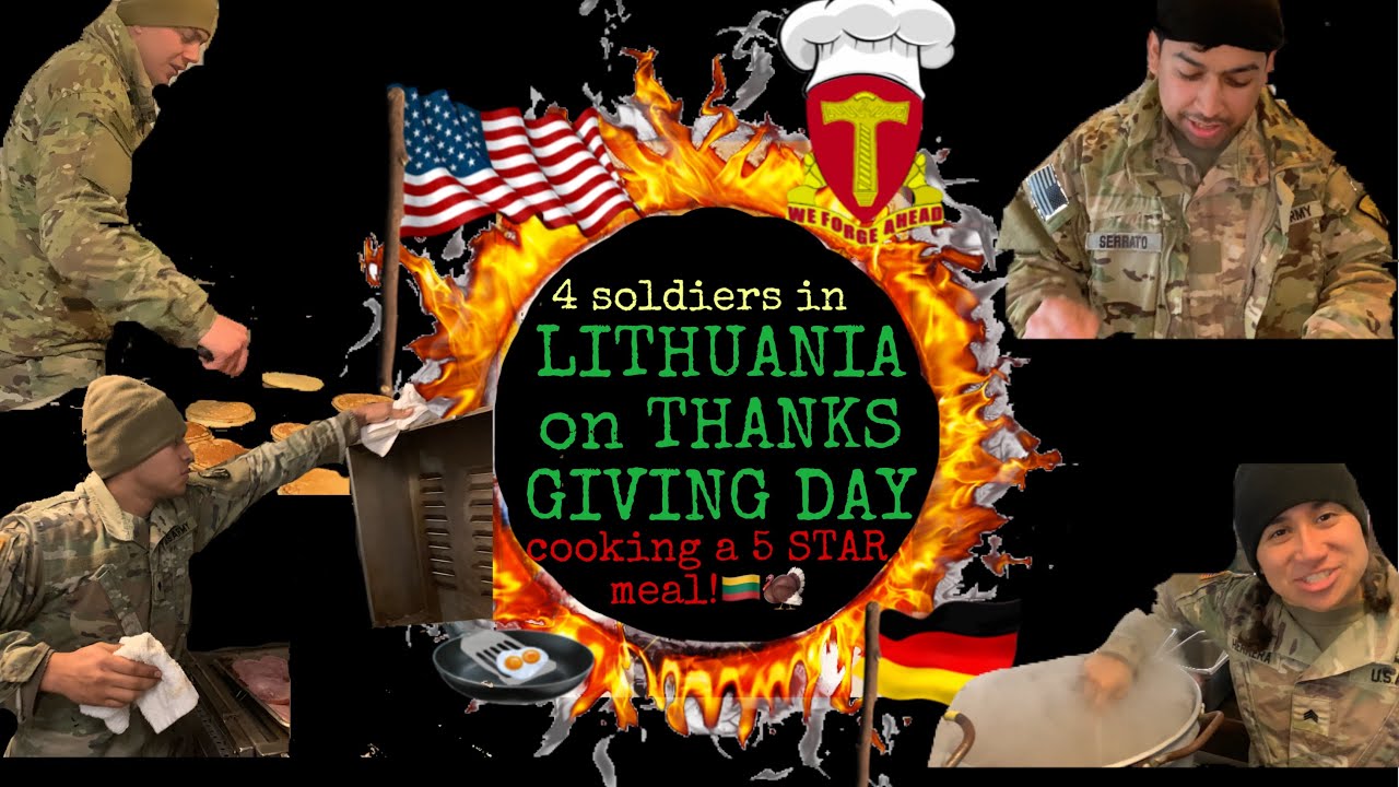ARMY LIFE AS A 92G ON THANKSGIVING DAY (COOKING FOR 150 SOLDIERS IN ...