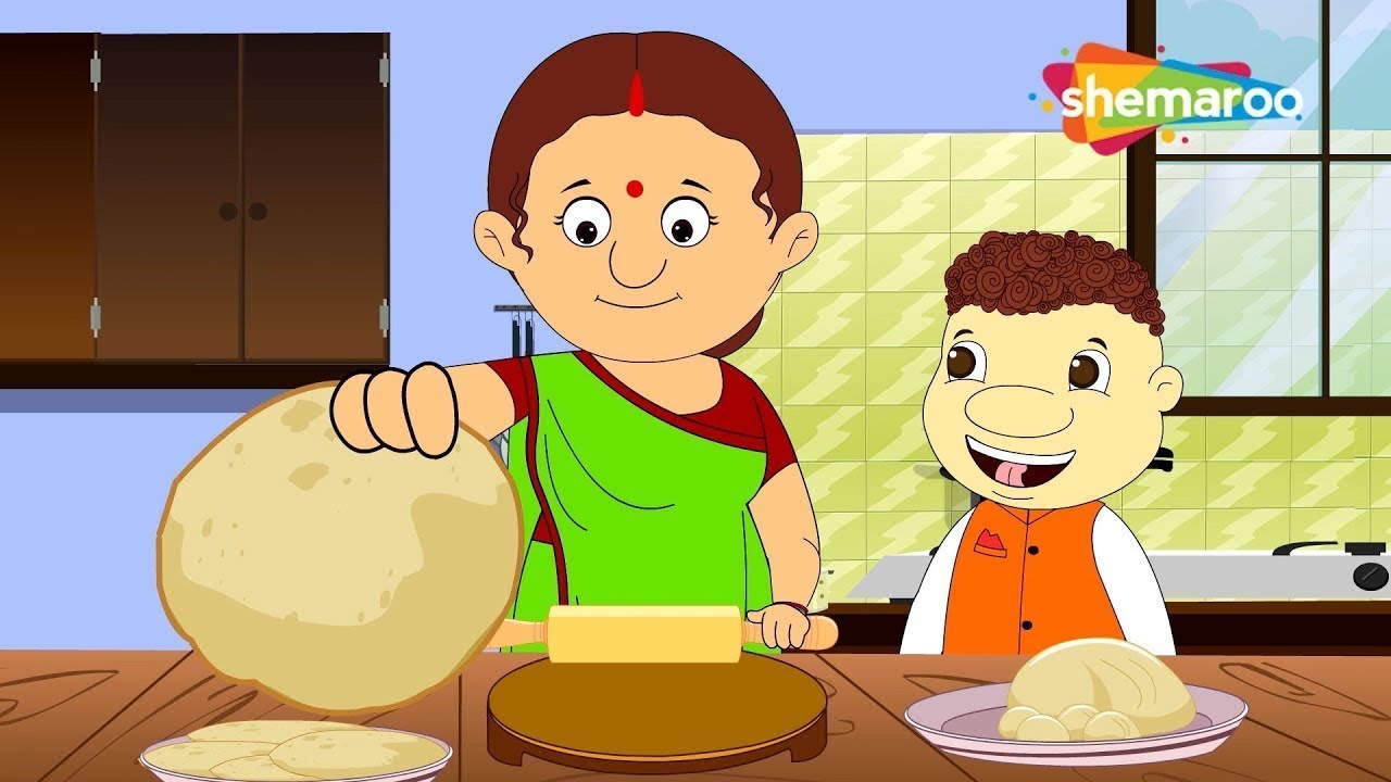 Mummy Ki Roti Gol Gol and More Rhymes | Bengali Rhyme For Children ...