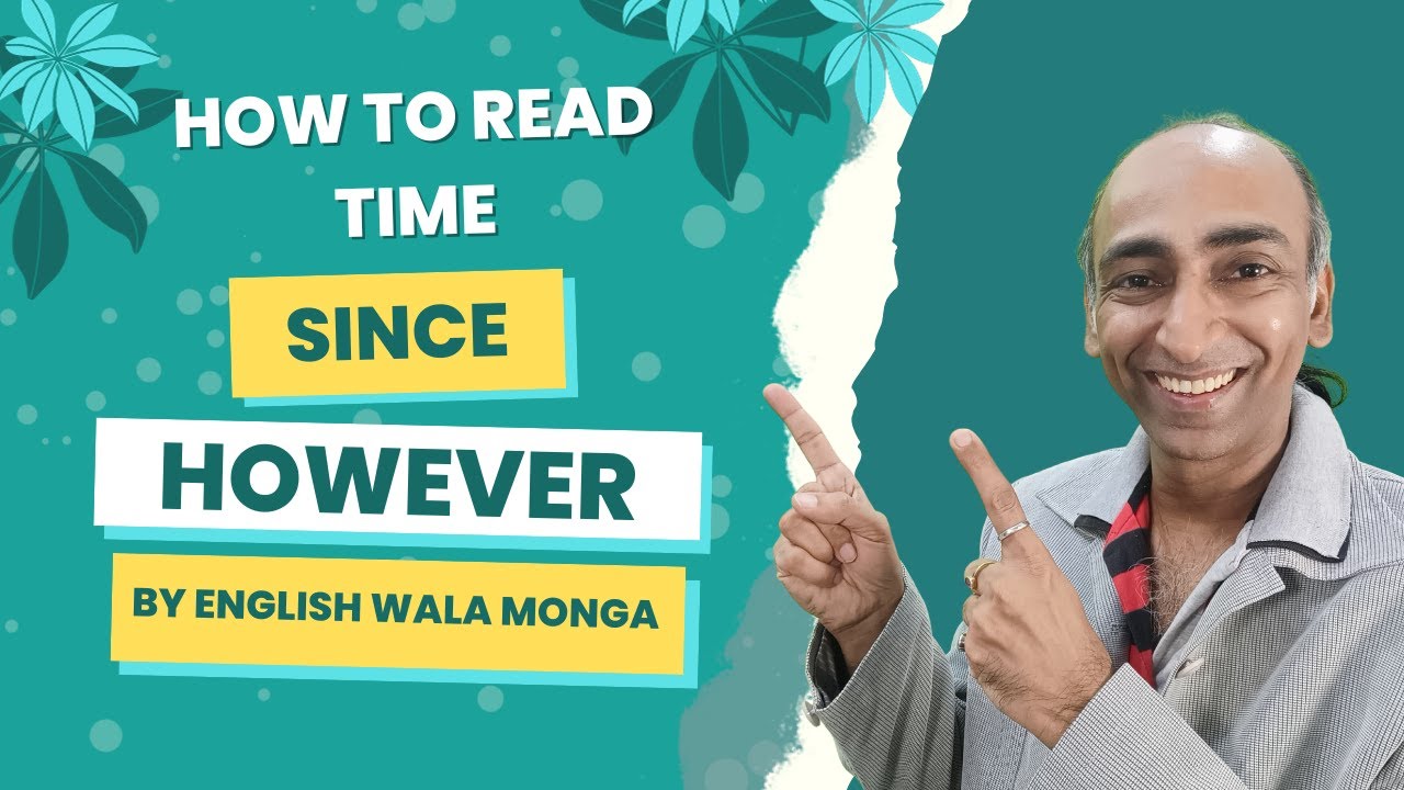 Since & However | 113 Grammar Class | How to read time | # ...