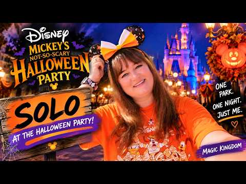 I Did Mickey's Not So Scary Halloween Party ALONE 🎃 | Disney World 2026