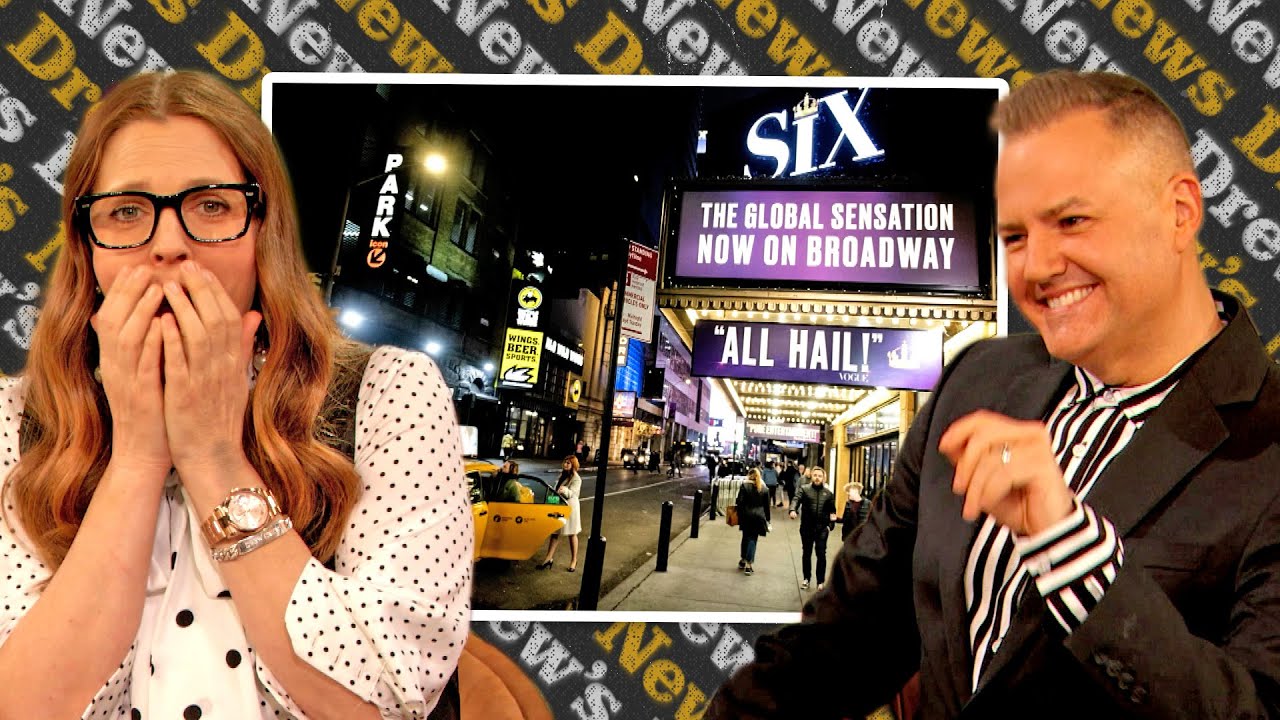 Drew and Ross Celebrate Broadway's Return | Drew's News - YouTube