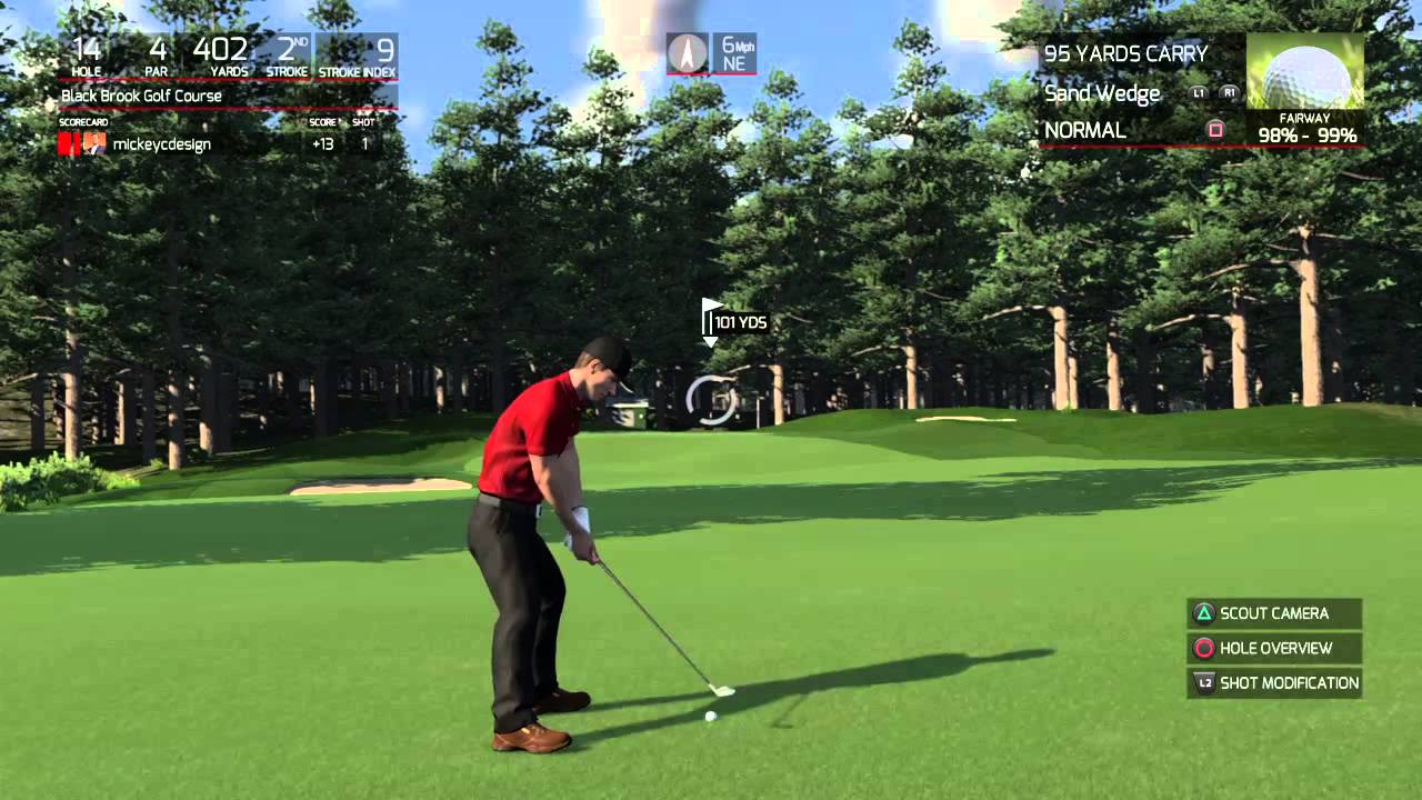 Long Hole Out in My First Ever The Golf Club Round - Ferret Trophy ...