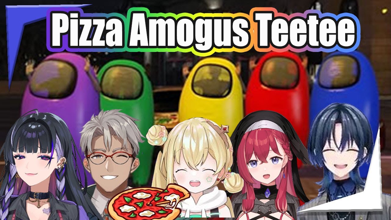 Arusan's Pizza Family become wholesome Amogus【Holostars Hololive ...