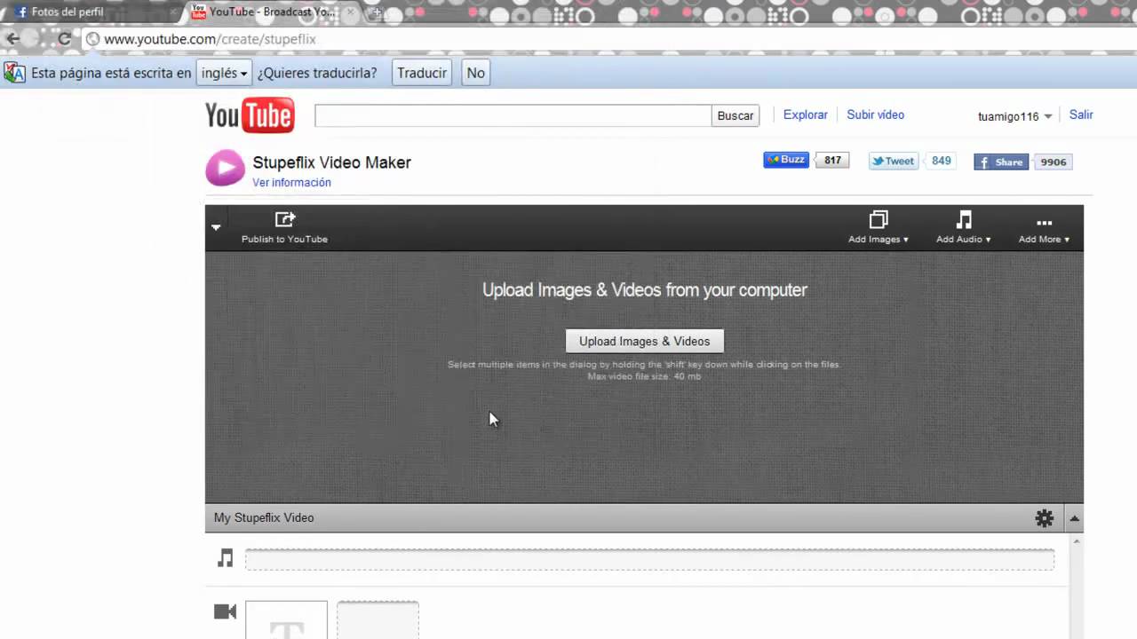 Como Crear presentaciones o (Intros) Con Stupeflix Video Maker HD - YouTube