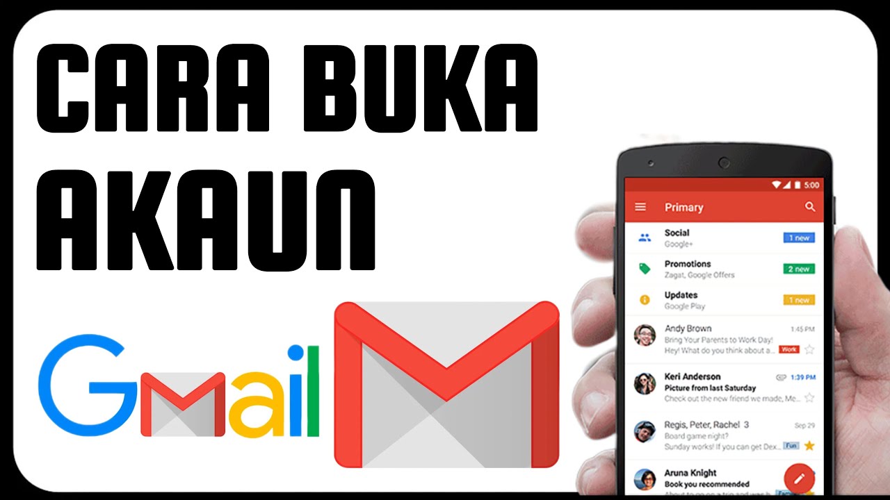 Cara Buat Akaun Gmail 2024 - YouTube