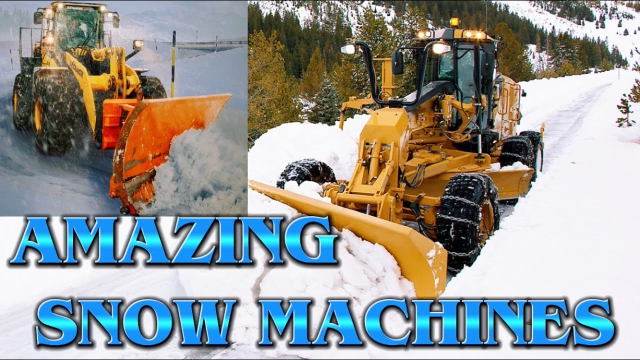 BEST AMAZING SNOW MACHINES FOR CLEANING SNOW - YouTube