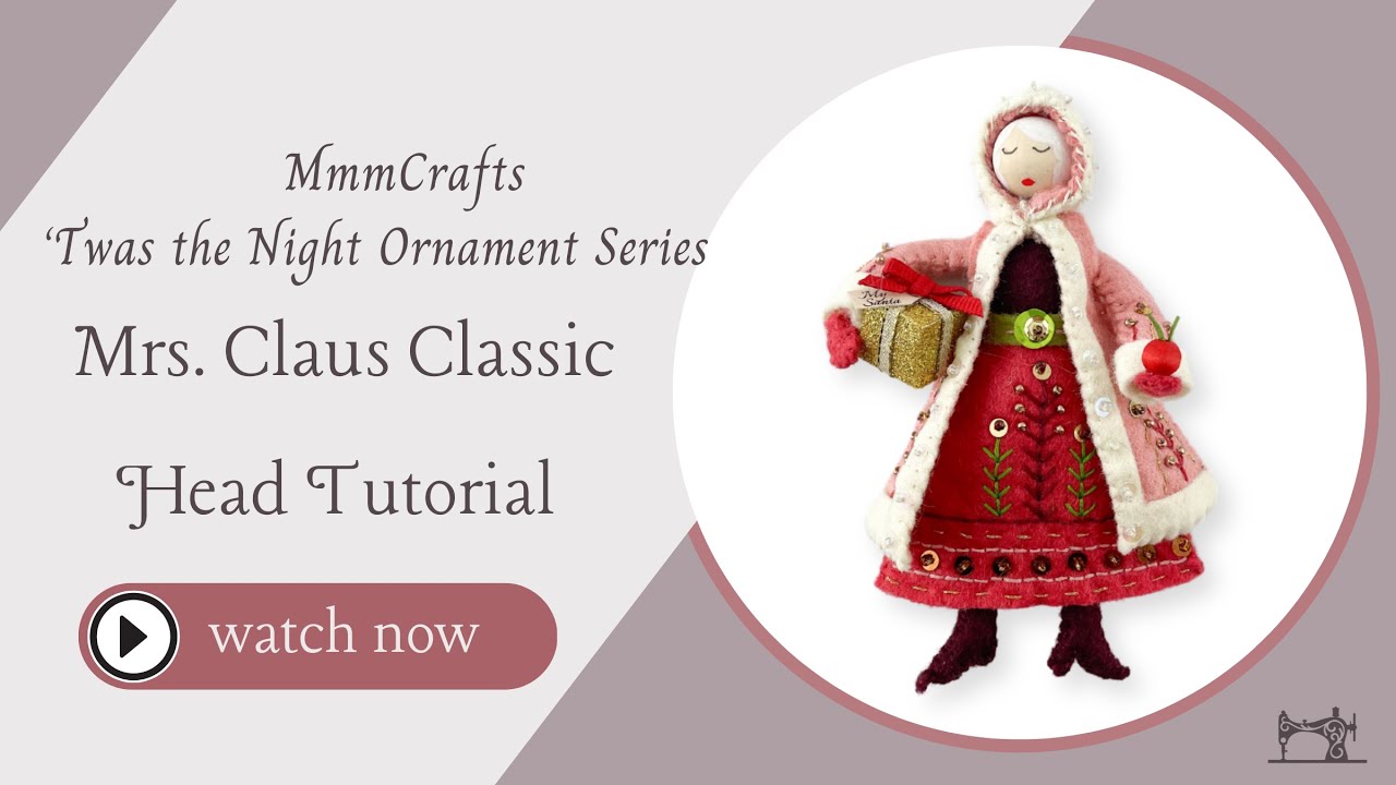 Mrs. Claus Classic Head Tutorial - YouTube