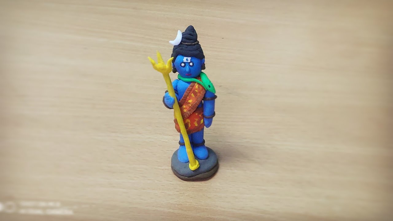 shiva clay figurine #59 - YouTube