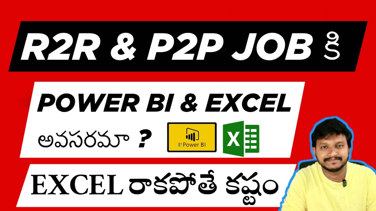 What is the importance of POWER BI and EXCEL in sap fico R2R & P2P jobs ...
