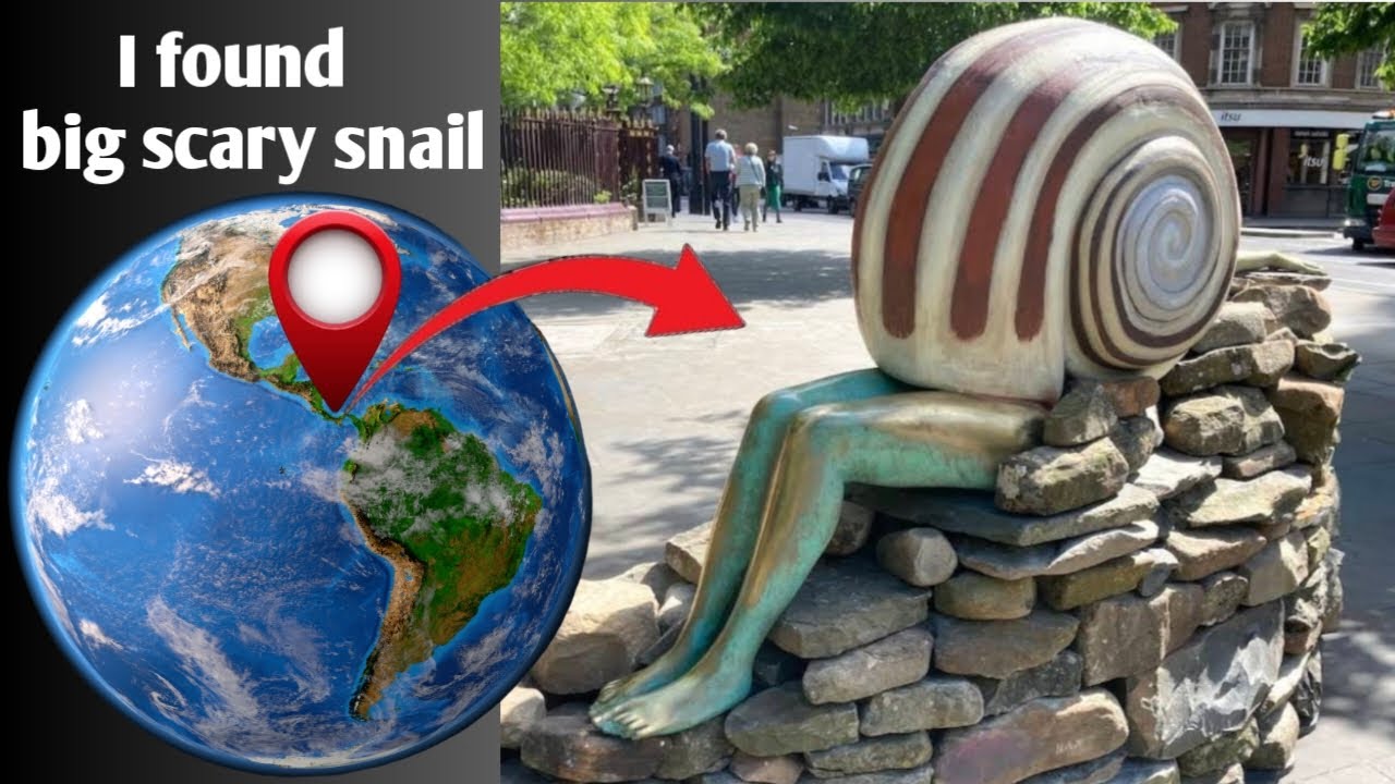 I found Big scary snail 😱🤯 on Google Maps and Google earth 🌍🔍 #maps # ...