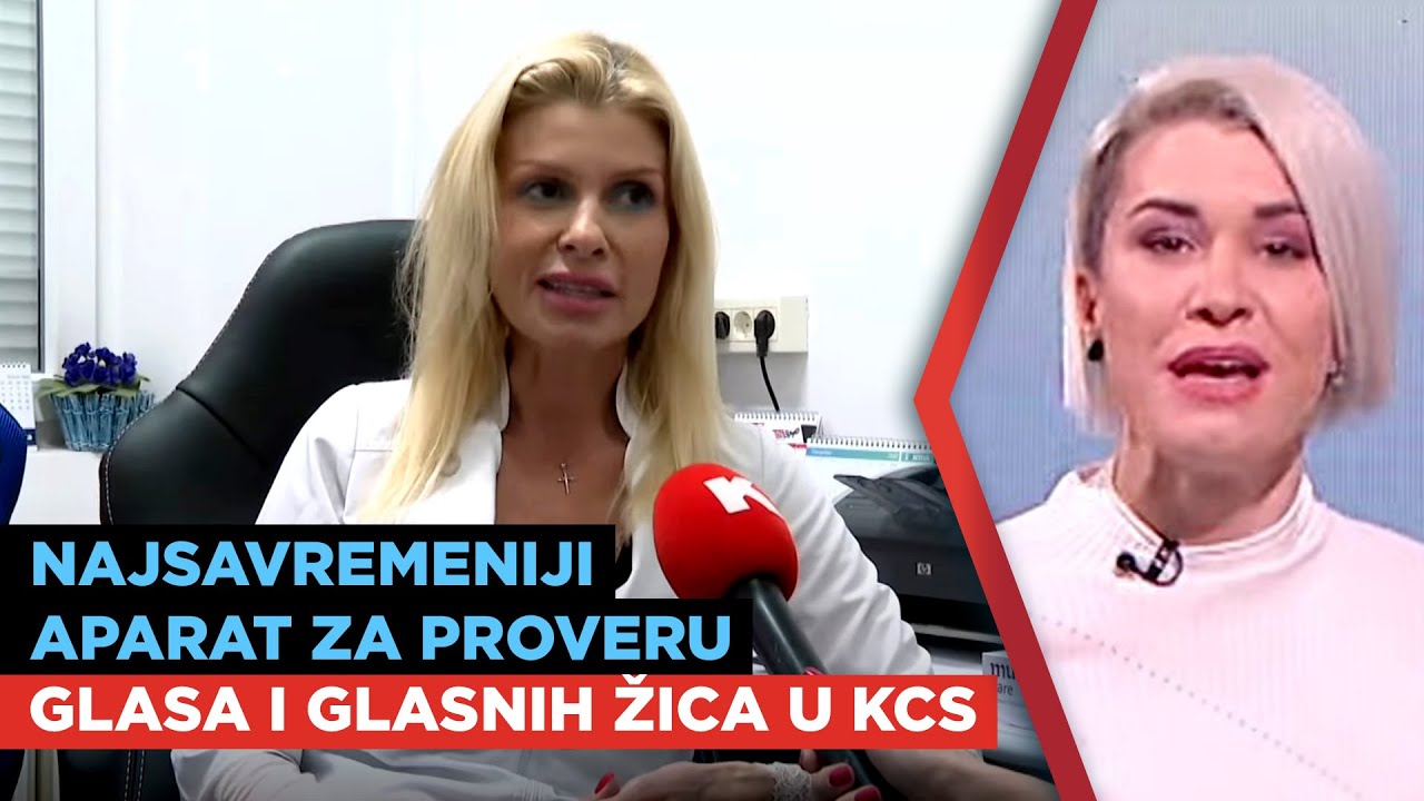 Najsavremeniji aparat za proveru glasa i glasnih žica u KCS | Dr Sanja Krejović | URANAK - YouTube