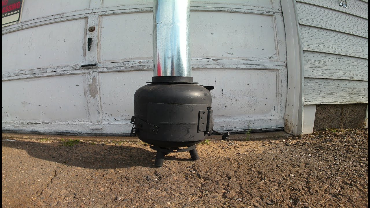 Propane Tank Wood Stove easy no Welding - YouTube
