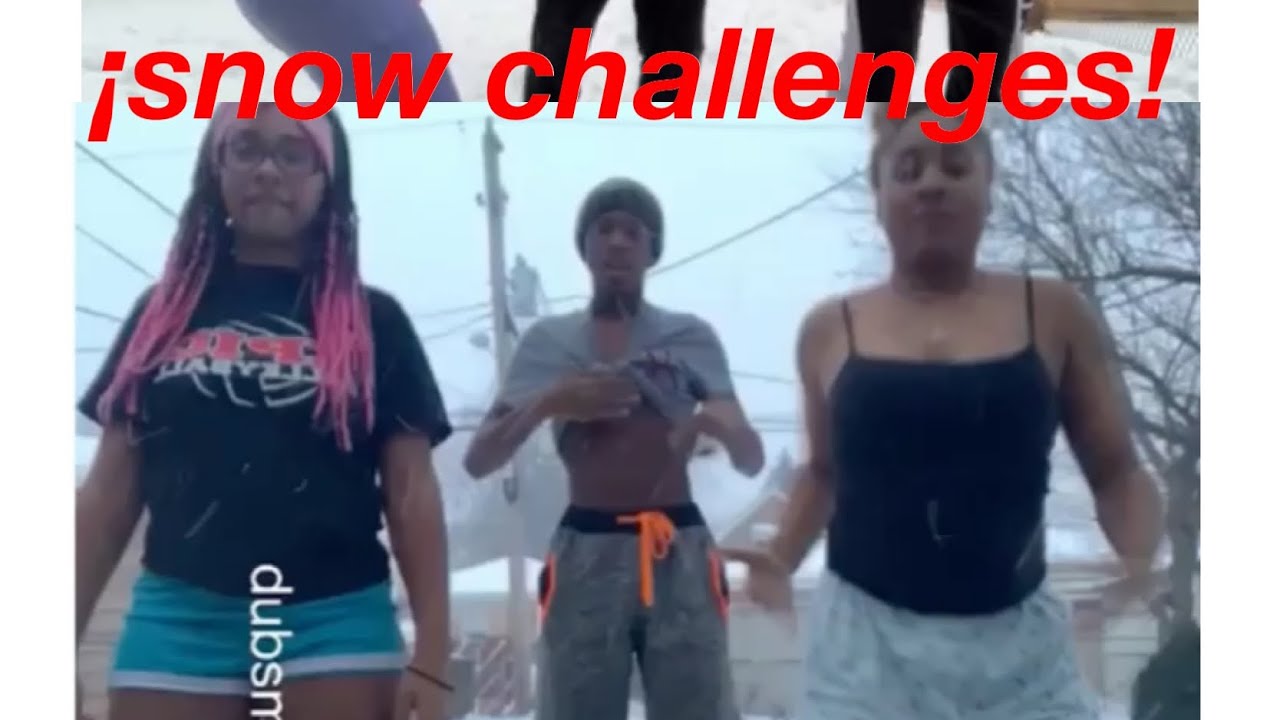 Snow Challenges With/No Clothes! - YouTube