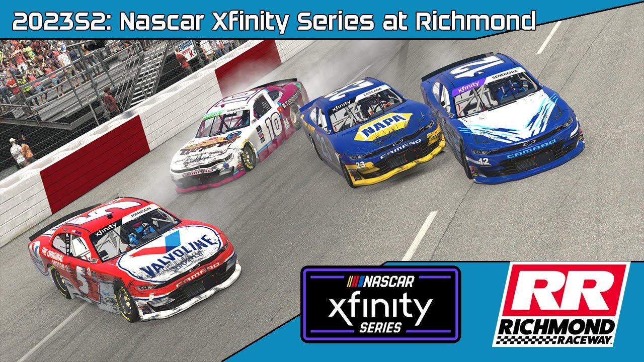 iRacing - Nascar Xfinity Series at Richmond Raceway - YouTube