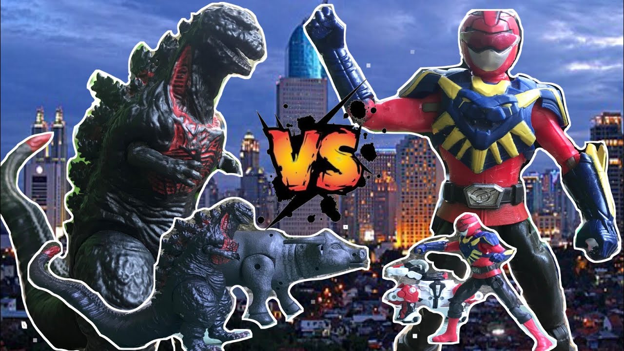 POWER RANGERS VS GODZILLA - YouTube