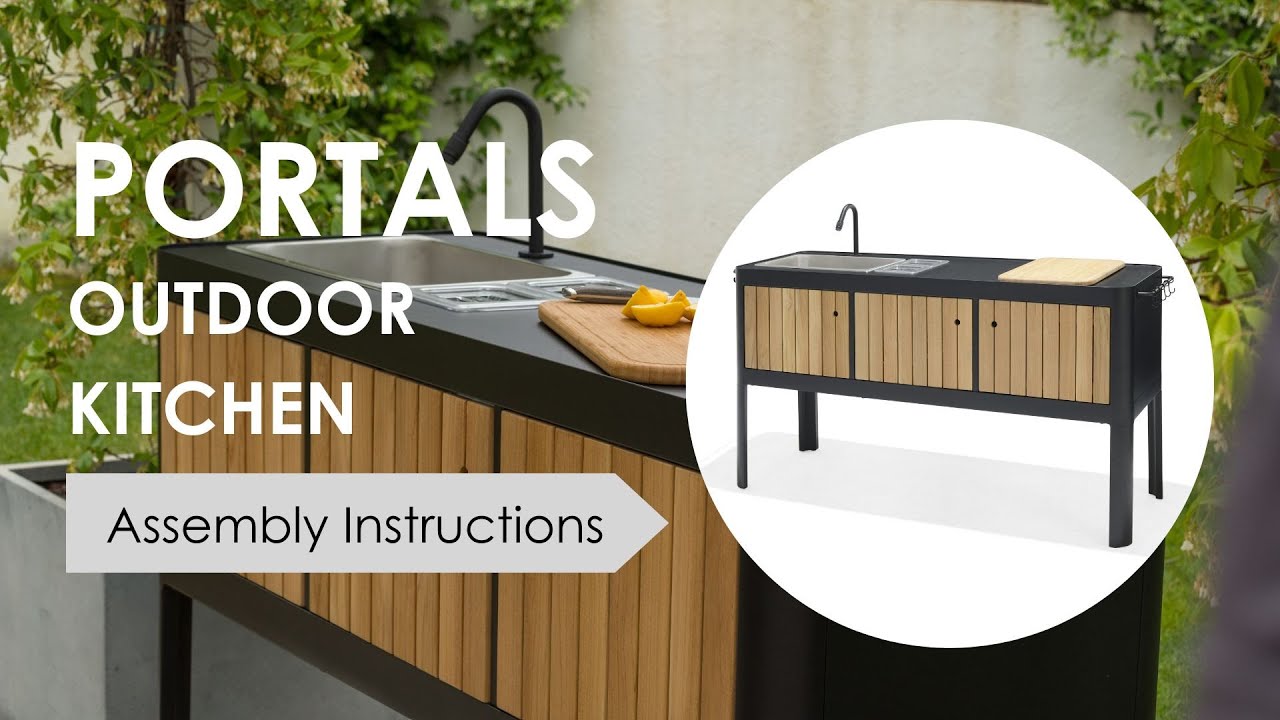 Portals Outdoor Kitchen 174x55cm - LifestyleGarden® - YouTube