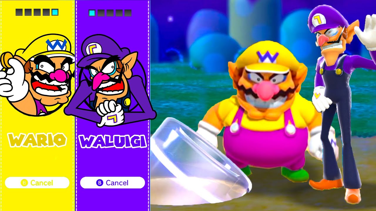 Playable Wario & Waluigi in Super Mario 3D World + Bowsers Fury - YouTube