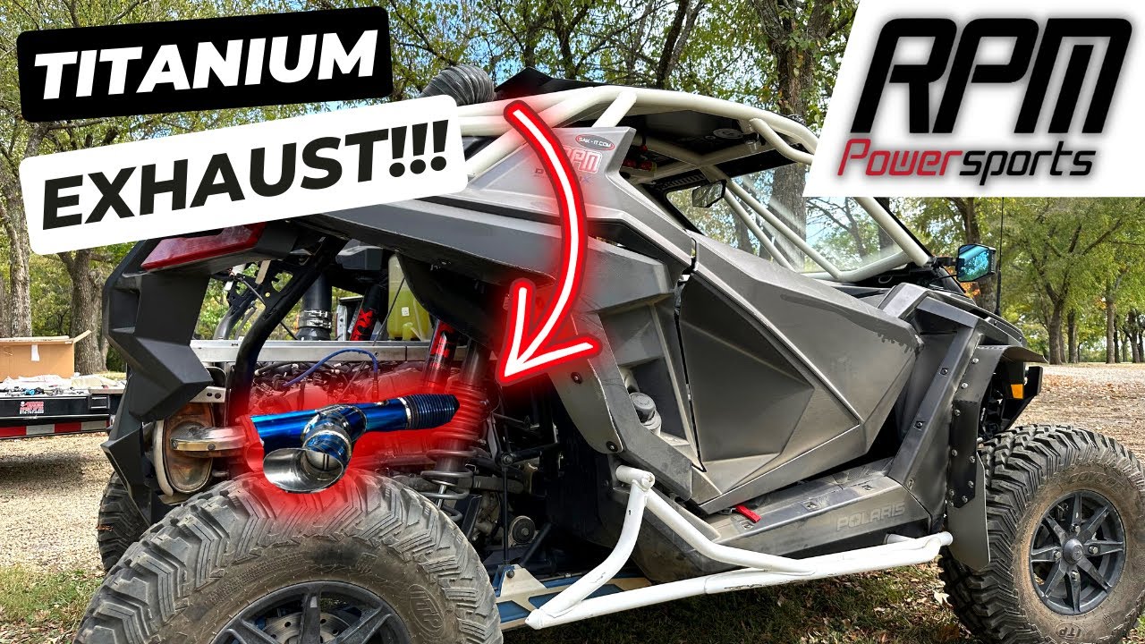 Worlds LIGHTEST RZR Pro XP Exhaust! - RPM Powersports Titanium 3" E ...
