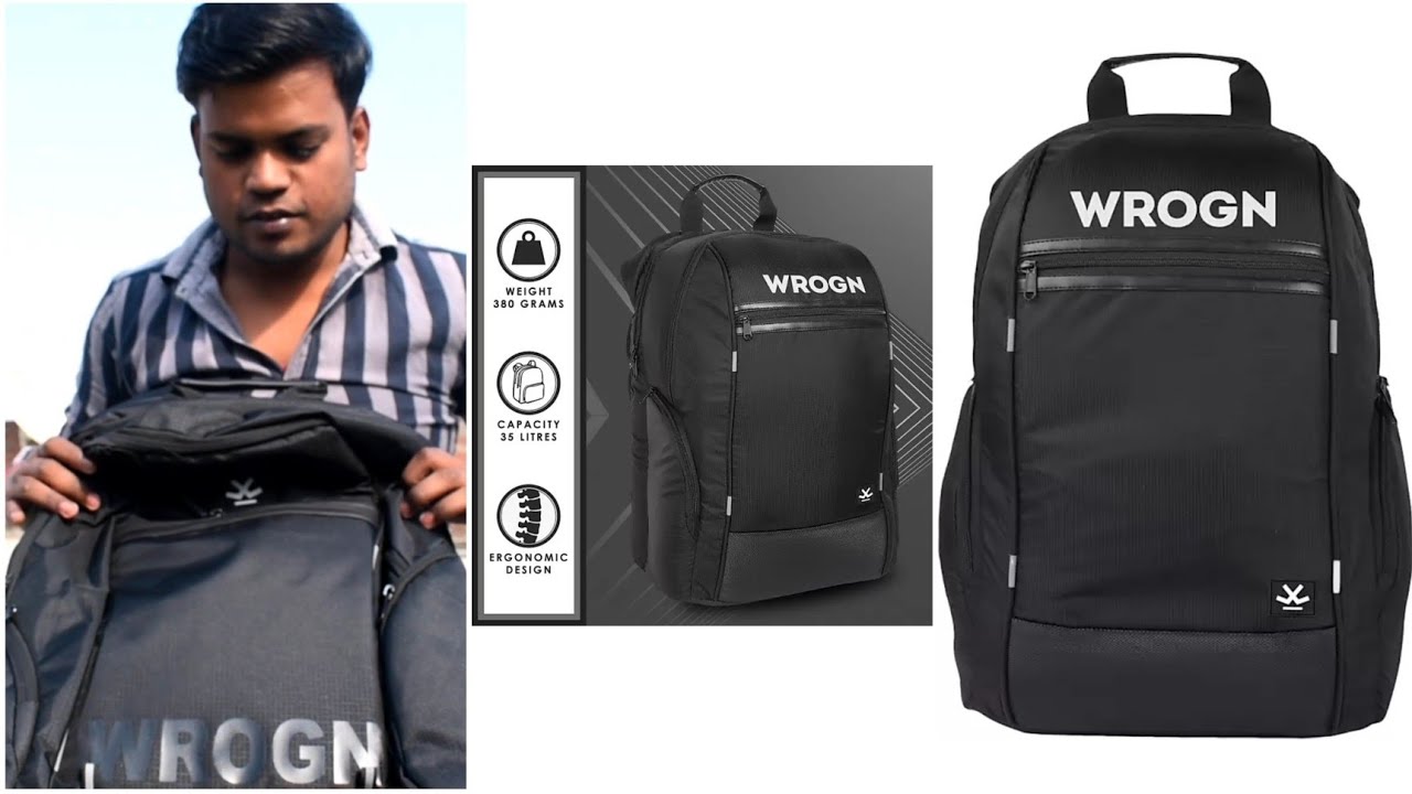 Wrogn Backpack for Traveling, Best thing for a traveller - YouTube