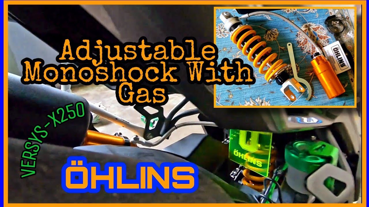 Versys 250 | Ohlins Monoshock | Preload-Compression-Rebound - YouTube