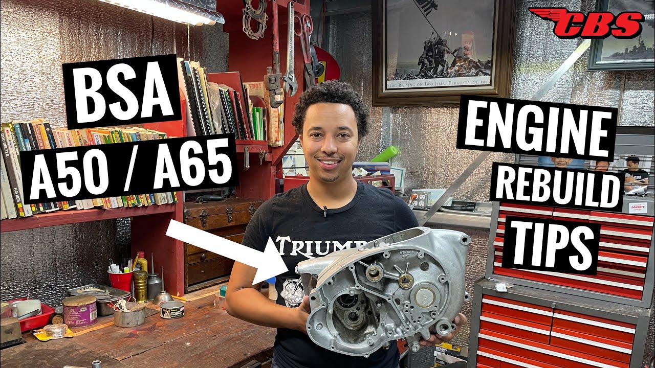 BSA A50 / A65 Engine Rebuild Tips - YouTube