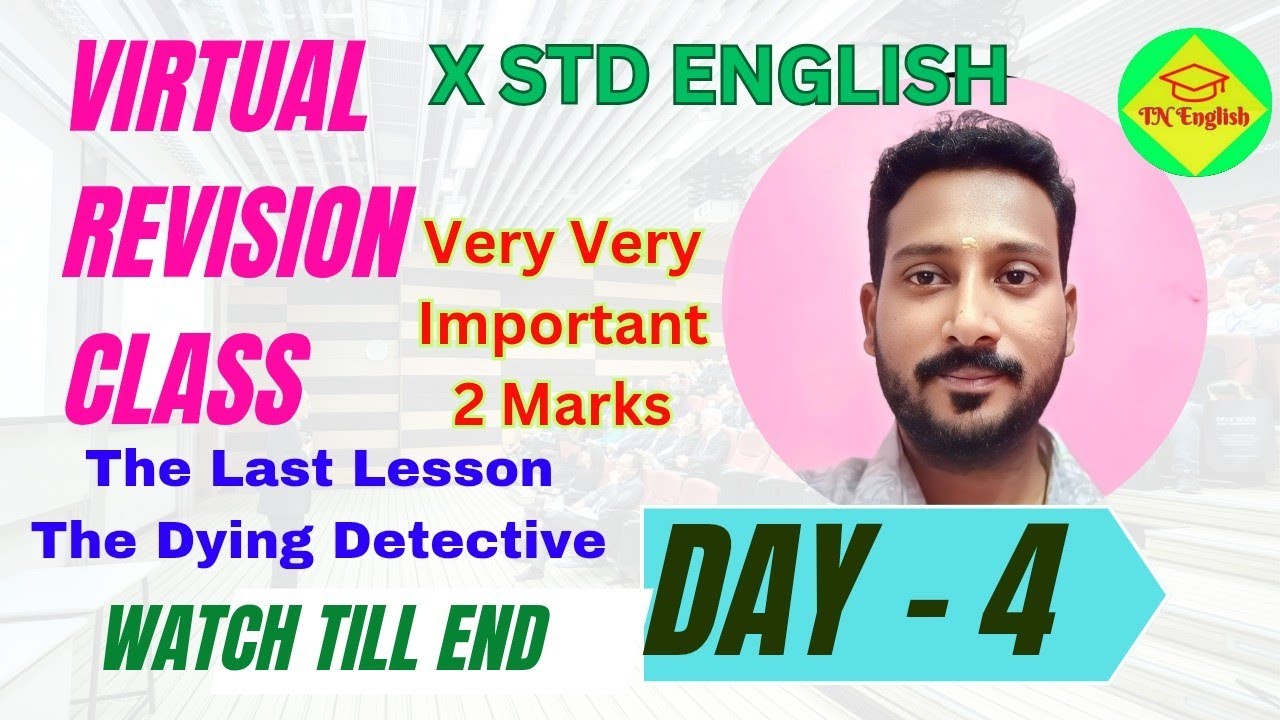 #10thenglish #tnenglish #tnsyllabus | X STD ENGLISH | VIRTUAL REVISION CLASS - 4 | NEW VIDEO ...