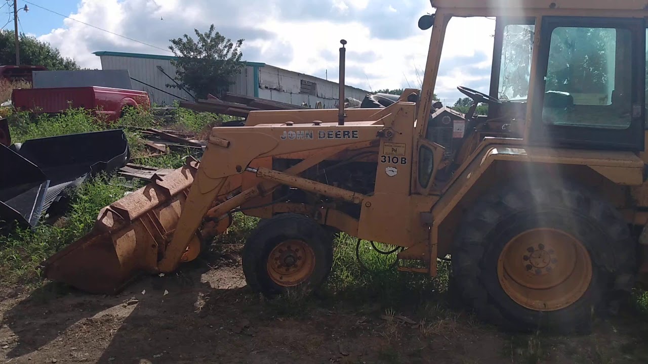 John Deere 310B Backhoe - YouTube