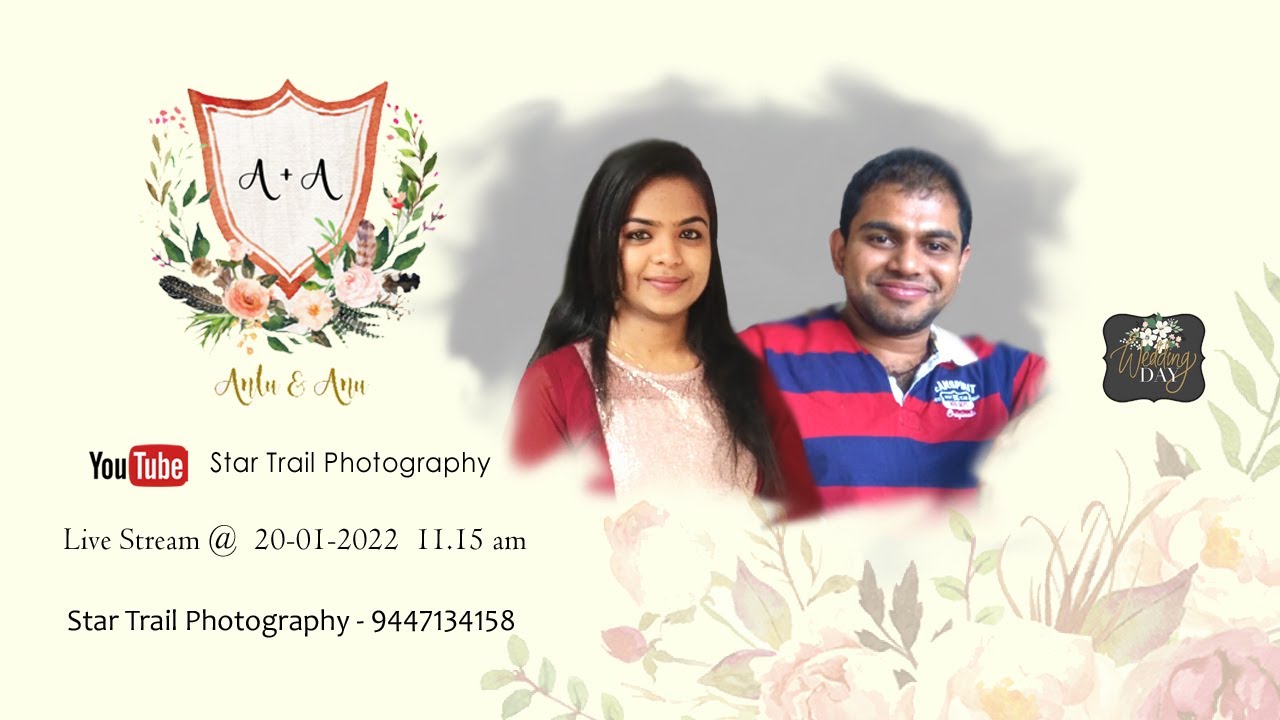 Wedding Ceremony Live - Antu Thomas & Anu Anna Roy - YouTube