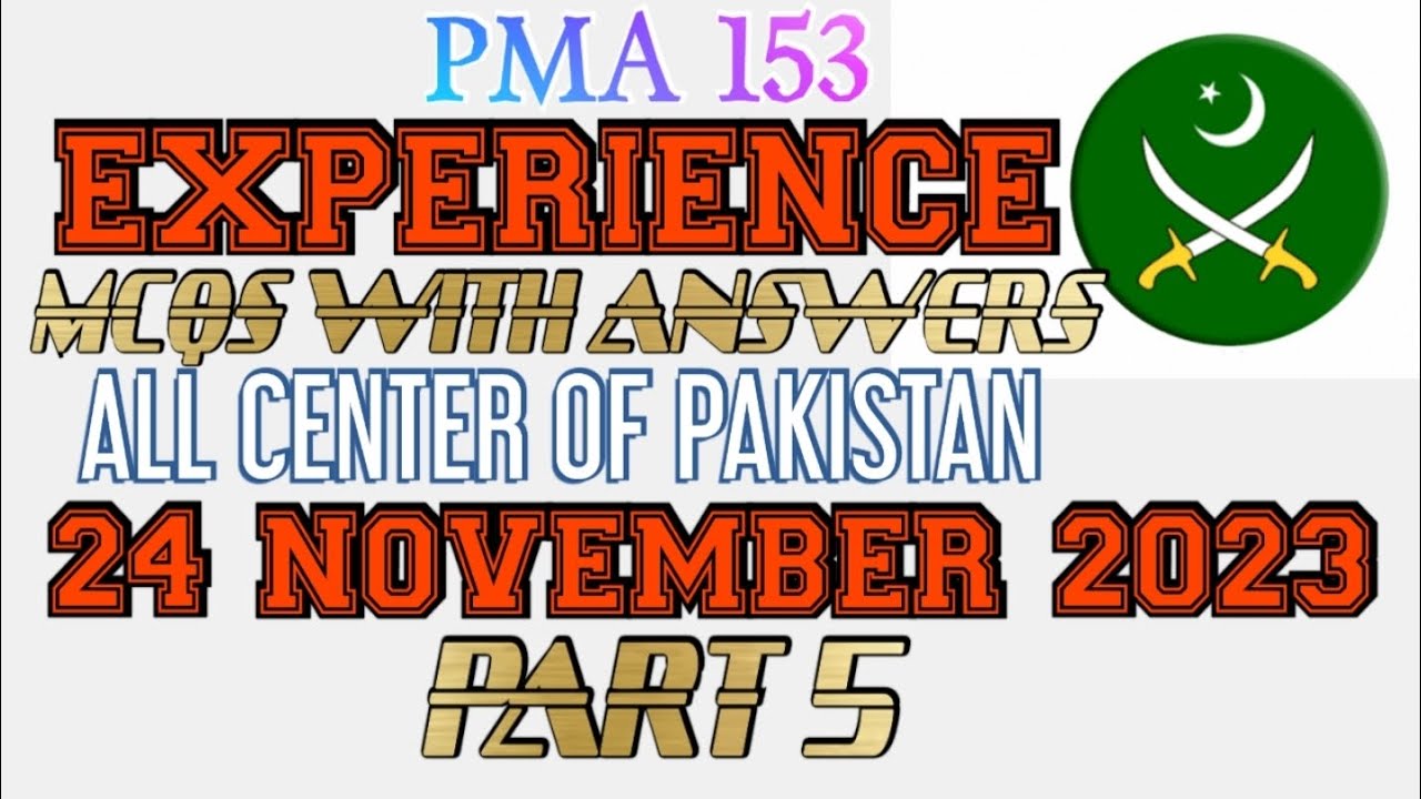 PMA 153 LONG COURSE INITIAL TEST EXPERIENCE PART 5 24 NOVEMBER 2023 ...