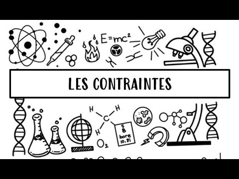 Théorie - Les contraintes - YouTube