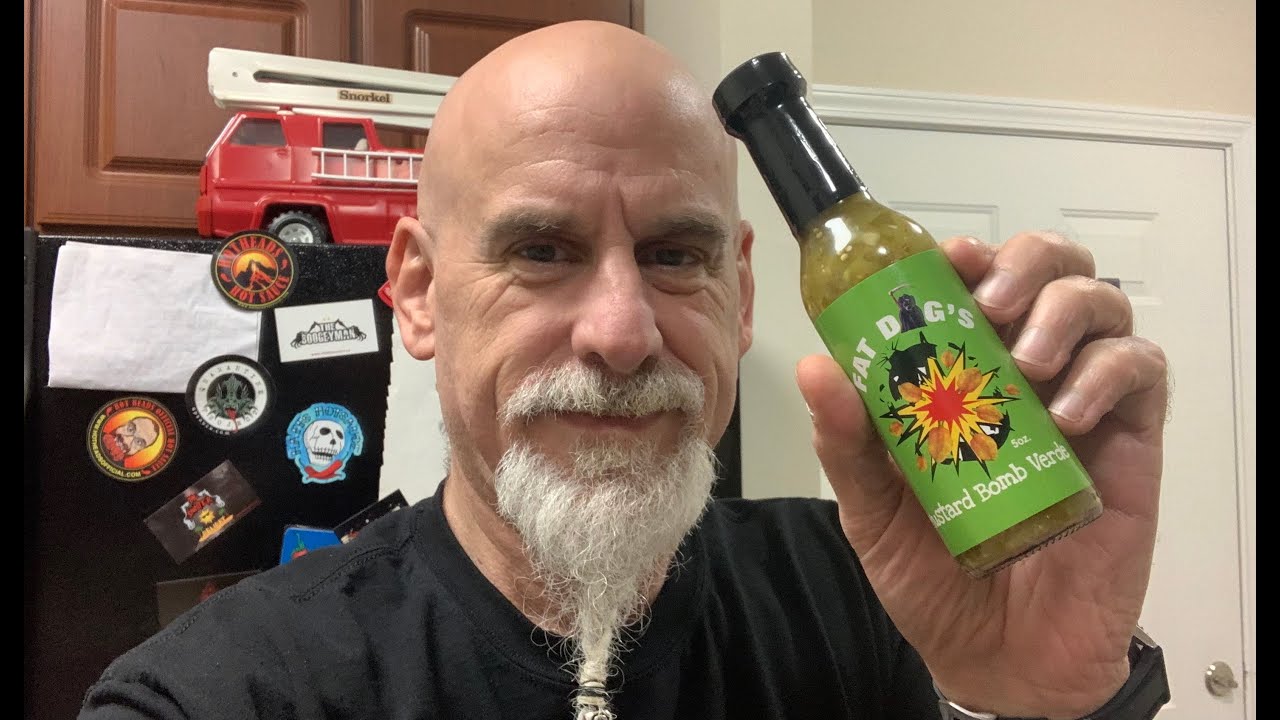 Mustard Bomb Verde Sauce from Fat Dog's Hot Sauce! I love green sauces ...