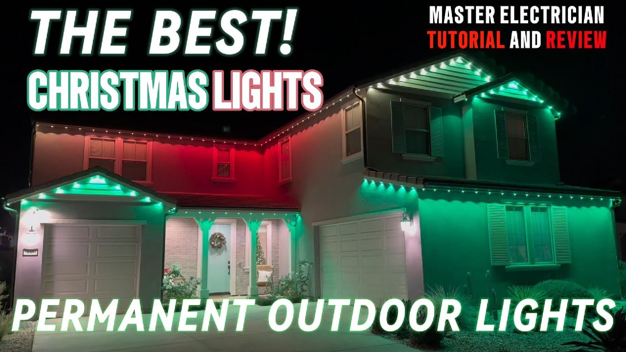 THE BEST Christmas Lights | Lumary Permanent Outdoor Lights | Full ...