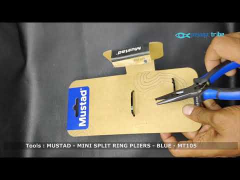 Tackle Bites - MUSTAD - MINI SPLIT RING PLIERS - BLUE - MT105