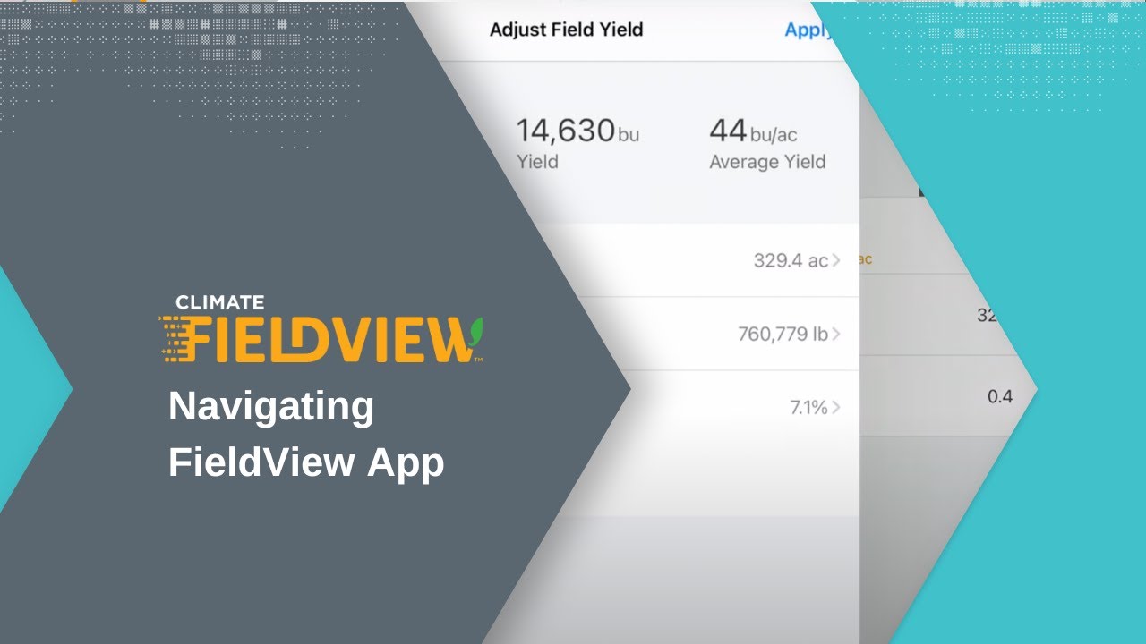 FieldView App - Yield Analysis - Post Harvest Yield Adjustment - YouTube